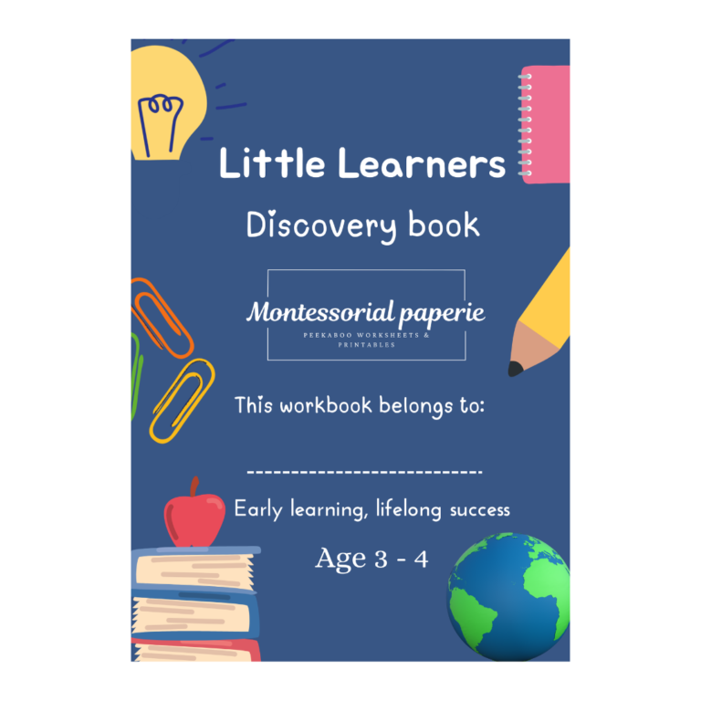 Little Learners Discovery Book for 3-4 Year Kids – montessorialpaperie