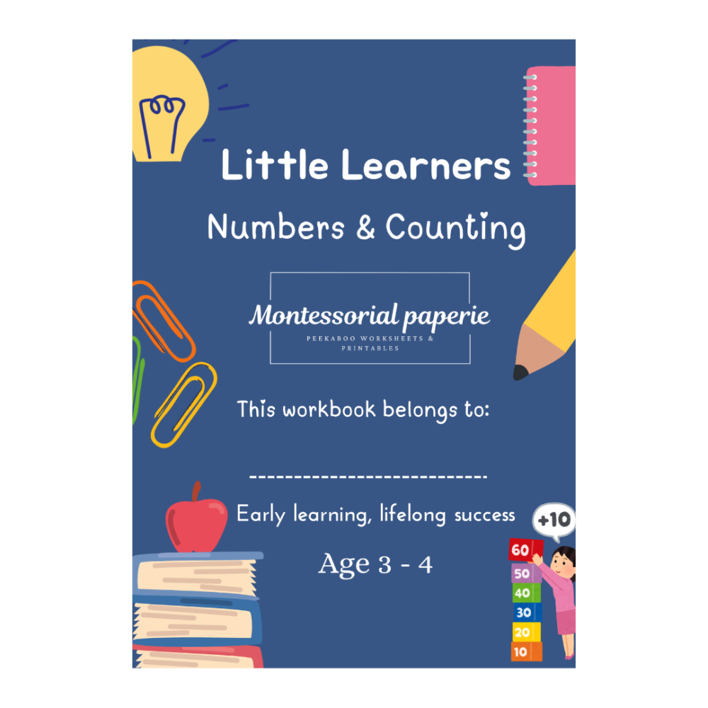 Little Learners Numbers & Counting Workbook for 3-4 Year Kids ...